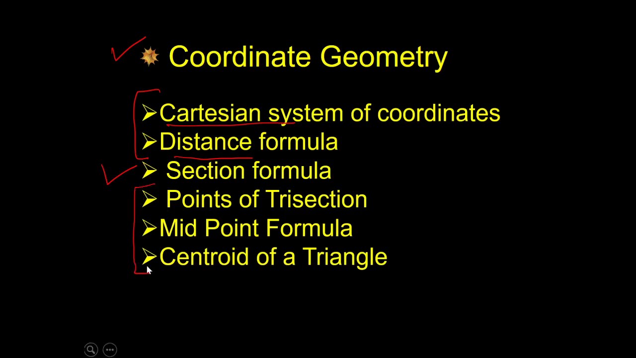 Section Formula and Mid Point Formula Lecture 1, - YouTube