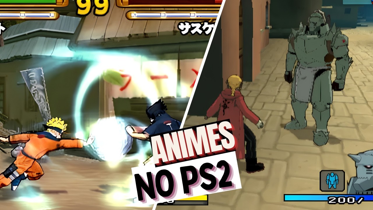Os 6 Jogos de CLÁSSICOS de ANIME do PS2 - YouTube