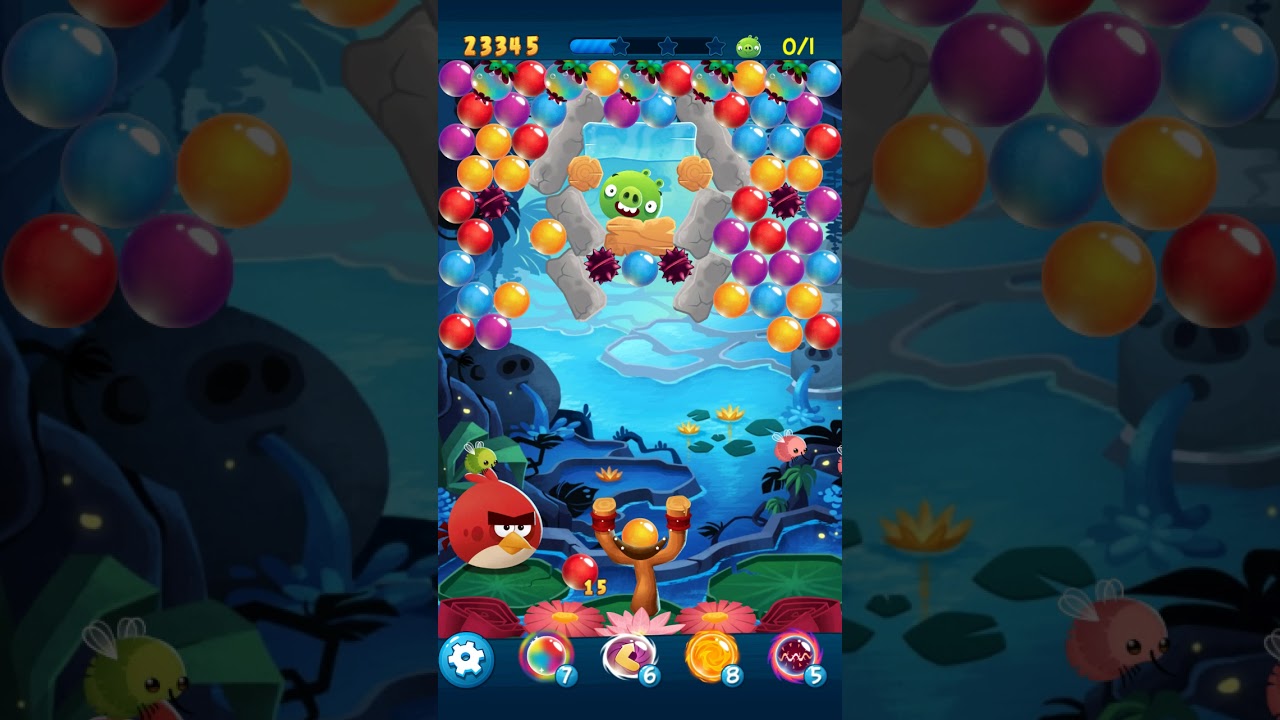 Angry Birds POP Bubble Shooter - Level 112. Gameplay Android ...