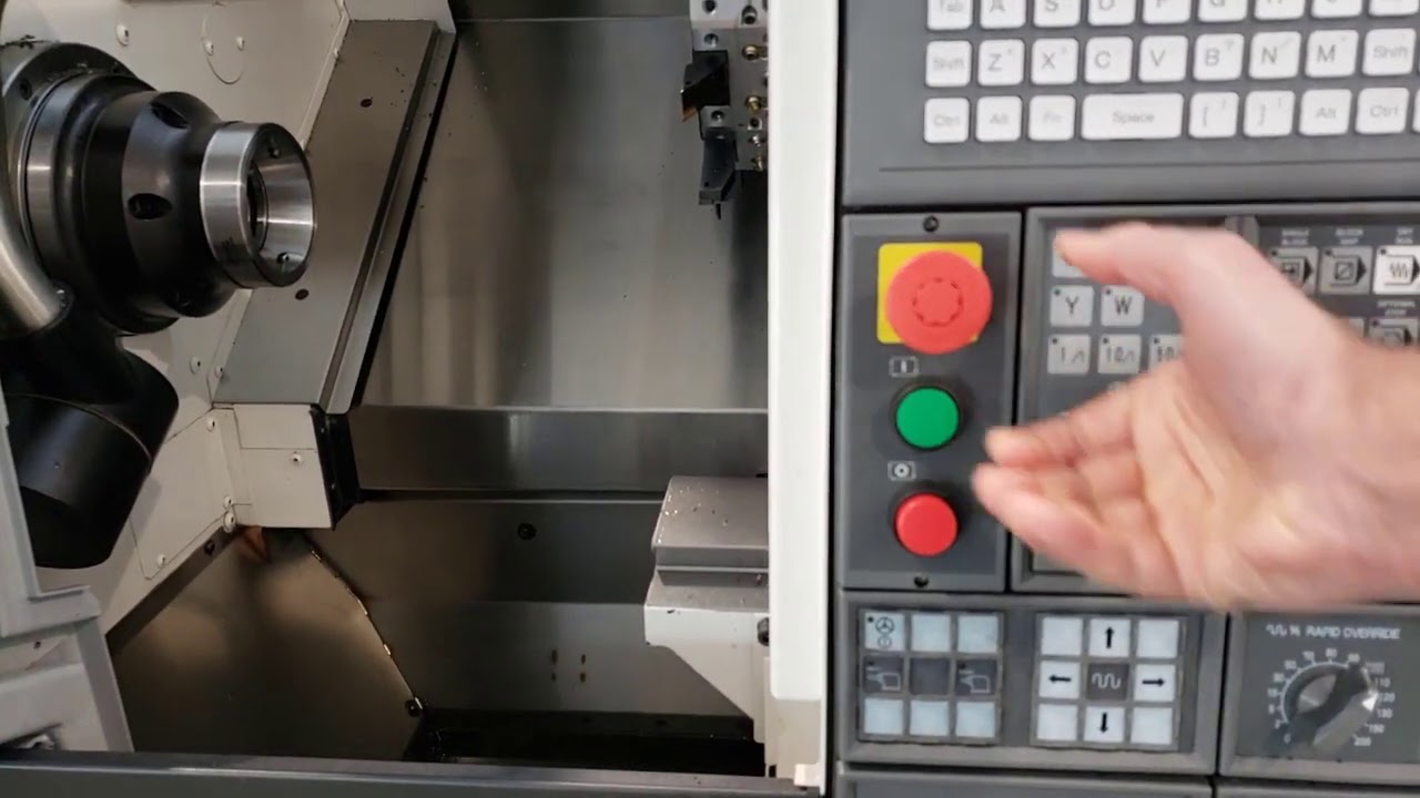 OKUMA GENOS L250 II Startup - YouTube