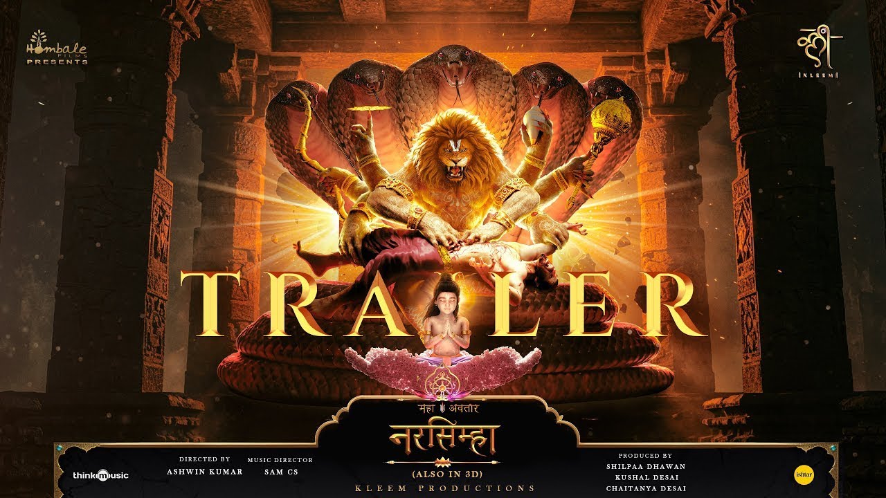 Mahavatar Narsimha Official Hindi Trailer | July 25th Grand Release ...