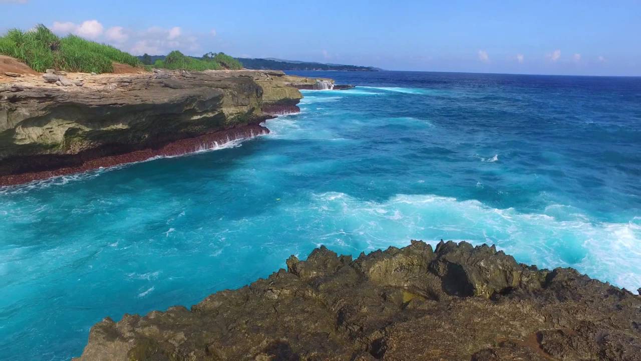 Devil's Tears - Nusa Lembongan Island, Bali, Indonesia - Ground view with DJI Osmo - YouTube