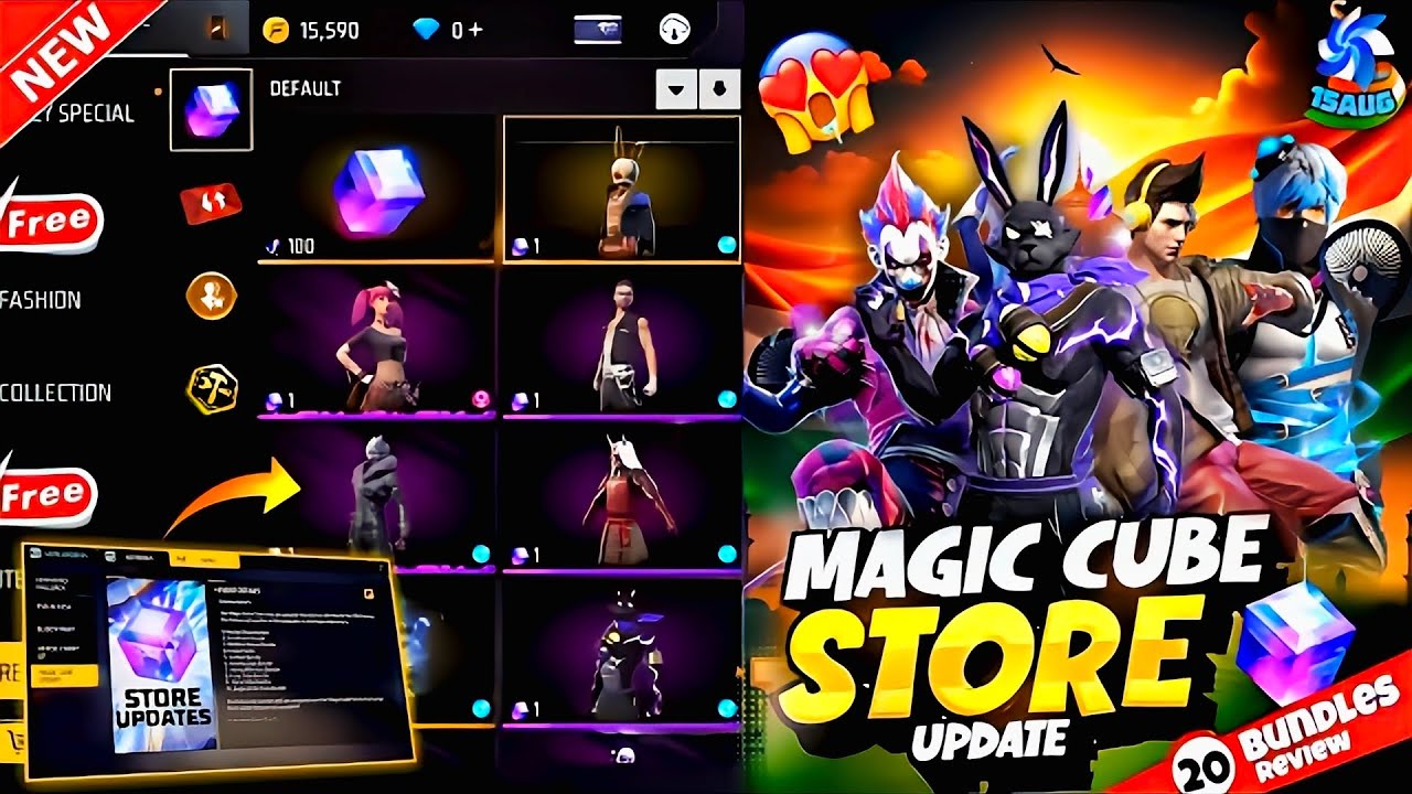 Magic Cube Store Update---- _ Next Magic Cube Bundle _ Free Fire New ...
