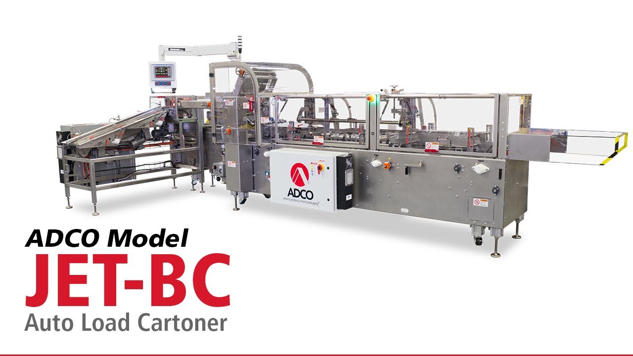 ADCO Model JET BC - Auto Load Cartoner - YouTube