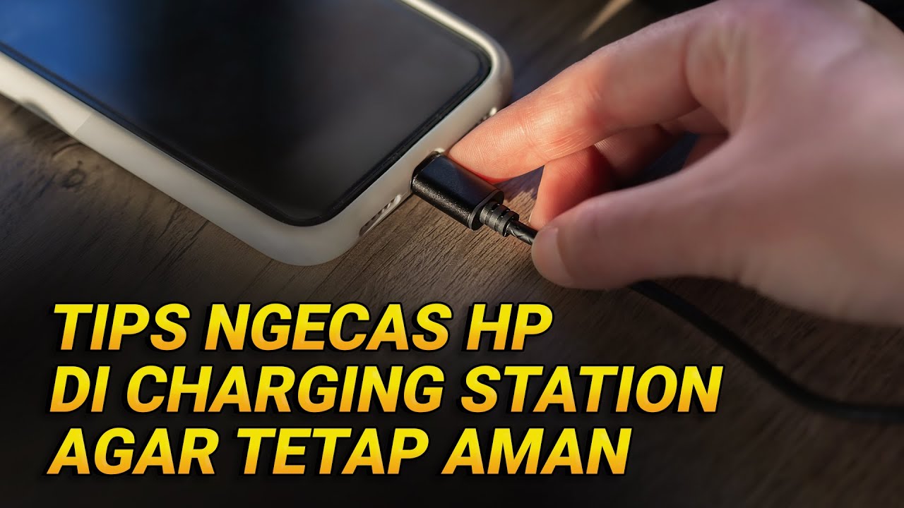 Tips Ngecas HP di Charging Station agar Tetap Aman - YouTube