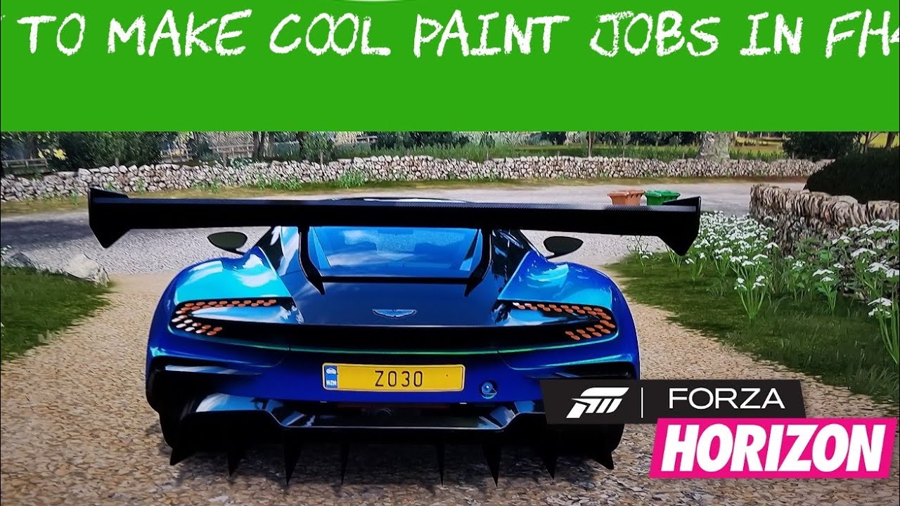 How to make amazing looking paint jobs in fh4 DIY Tutorial - YouTube