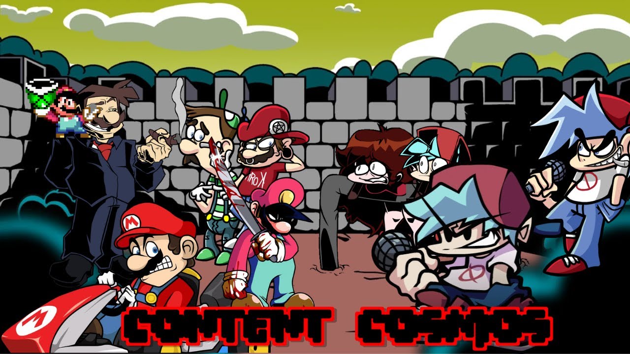 Friday Night Funkin': Mario's Madness v2 Part 4 | Content Cosmos - YouTube