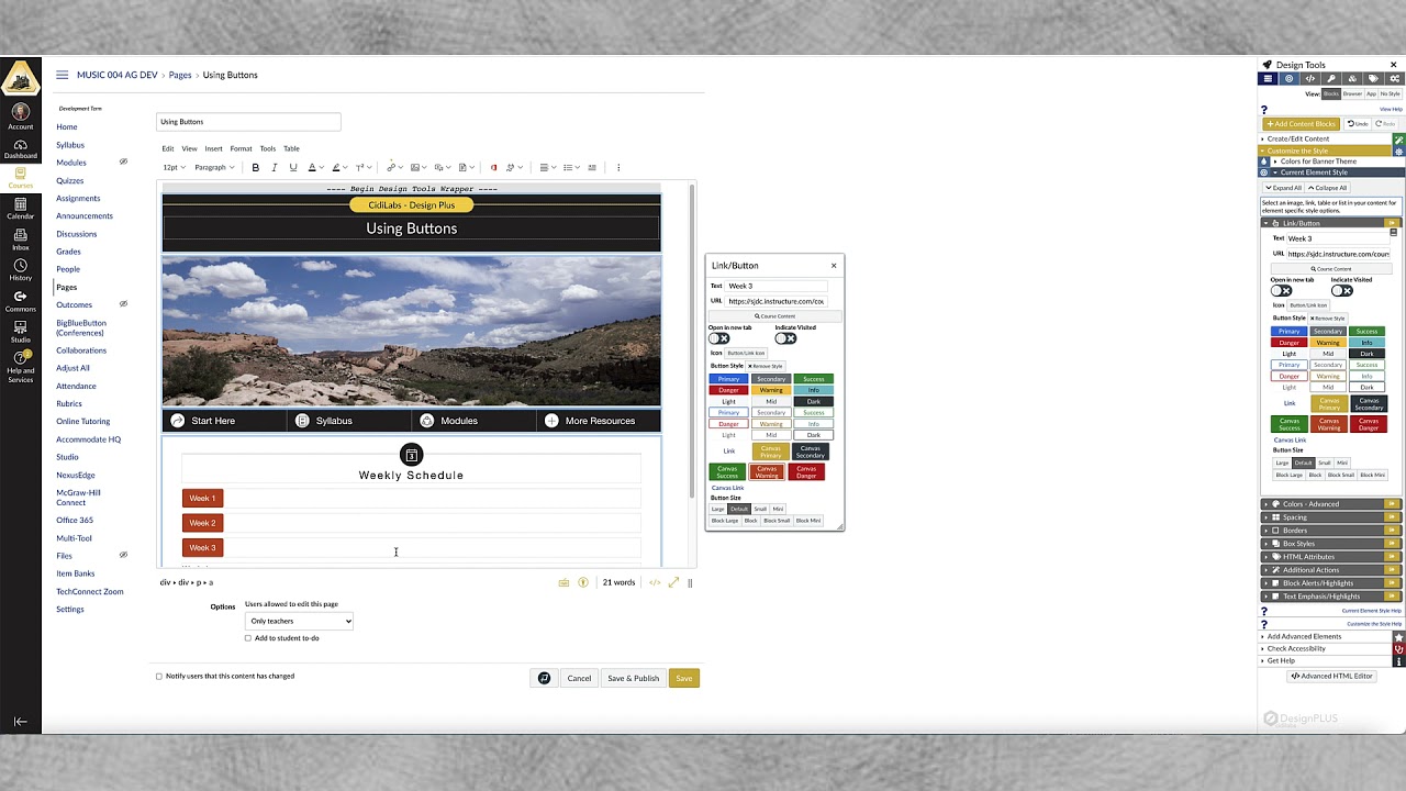 Creating Buttons With Design Plus - YouTube
