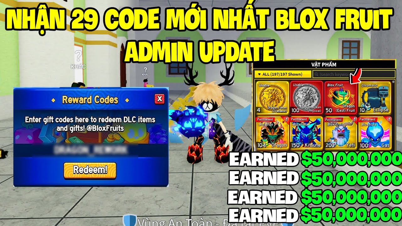 Nhập Code Blox Fruit x2 Exp Và 20 Triệu Beli Miễn Phí Mới Nhất 2025 ...
