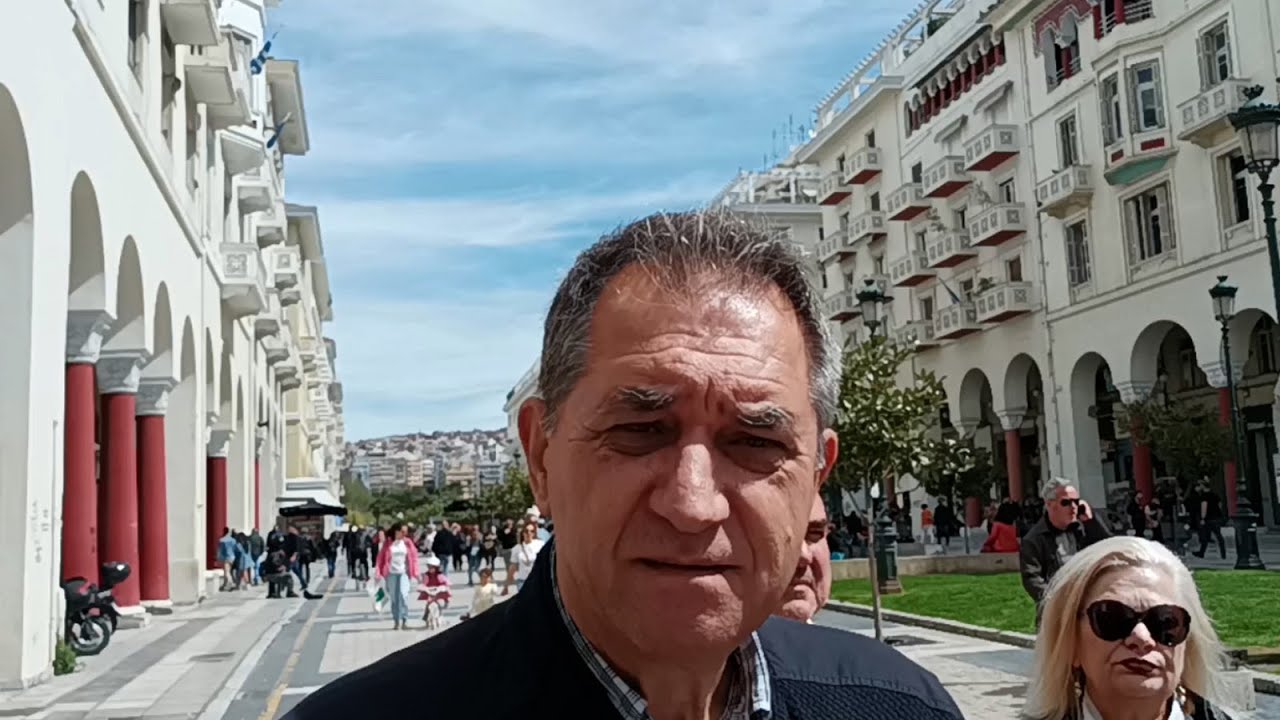Δήλωση του Γ. Δελή από την περιοδεία στην αγορά της Θεσσαλονίκης - YouTube