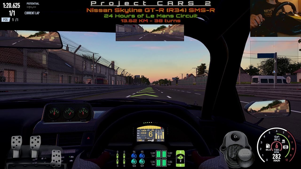 Project CARS 2 - 24 Hours of Le Mans Circuit - Nissan Skyline GT-R (R34 ...