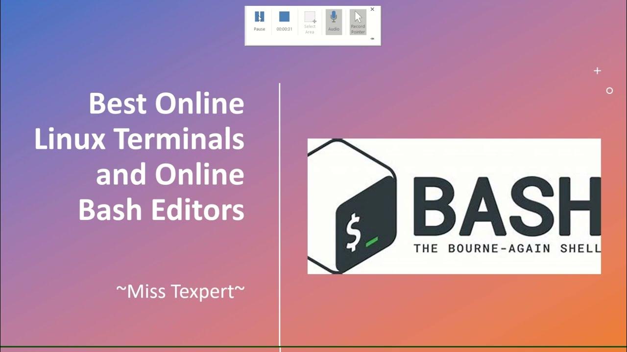 Best Online Linux Terminals and Online Bash Editors - YouTube