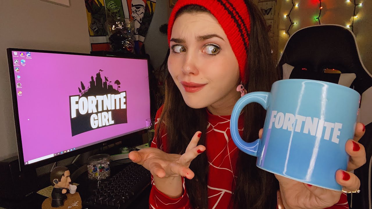 GAMER GIRL VENTS | ASMR Fortnite NOOB 🎮 - YouTube