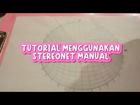 TUTORIAL MENGGUNAKAN STEREONET MANUAL - YouTube