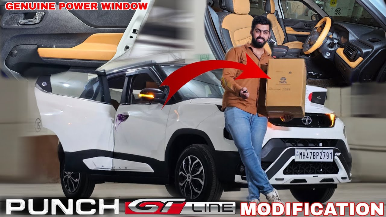 TATA PUNCH GT LINE MODIFICATION WITH GENUINE ACCESSORIES & PREMIUM ...