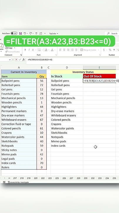 Master Inventory Management with EXCEL! - YouTube