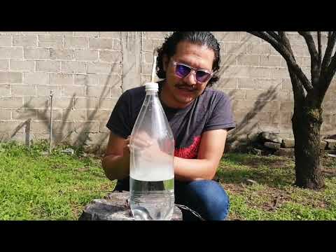 Tabaquismo, experimento botella fumadora. - YouTube
