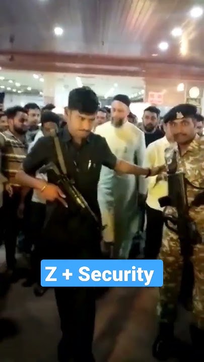 Asaduddin Owaisi With Z +Security Convey At Hyderabad Subscribe For More Video's AIMIM Hussain ...