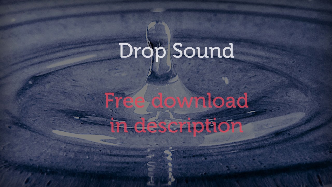 Drop sound effect 03 - Royalty Free download - YouTube