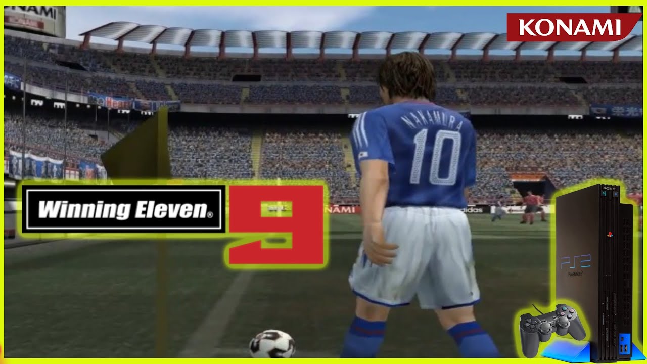 ESTE JUEGO de FUTBOL ERA DIOS🔥 EN PS2 WINNING ELEVEN 9 PS2 - YouTube