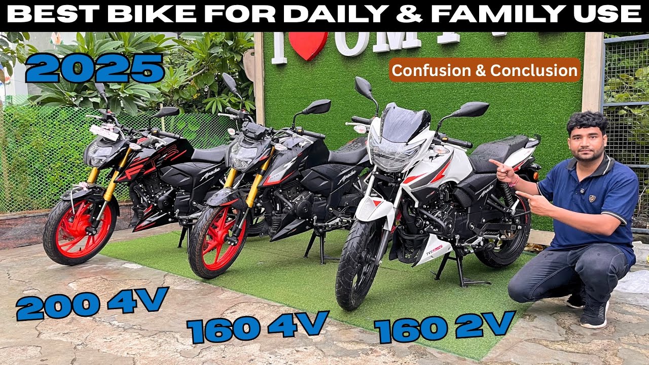 2025 Latest Update All Model Tvs Apache Series Detailed Review ! Apache ...