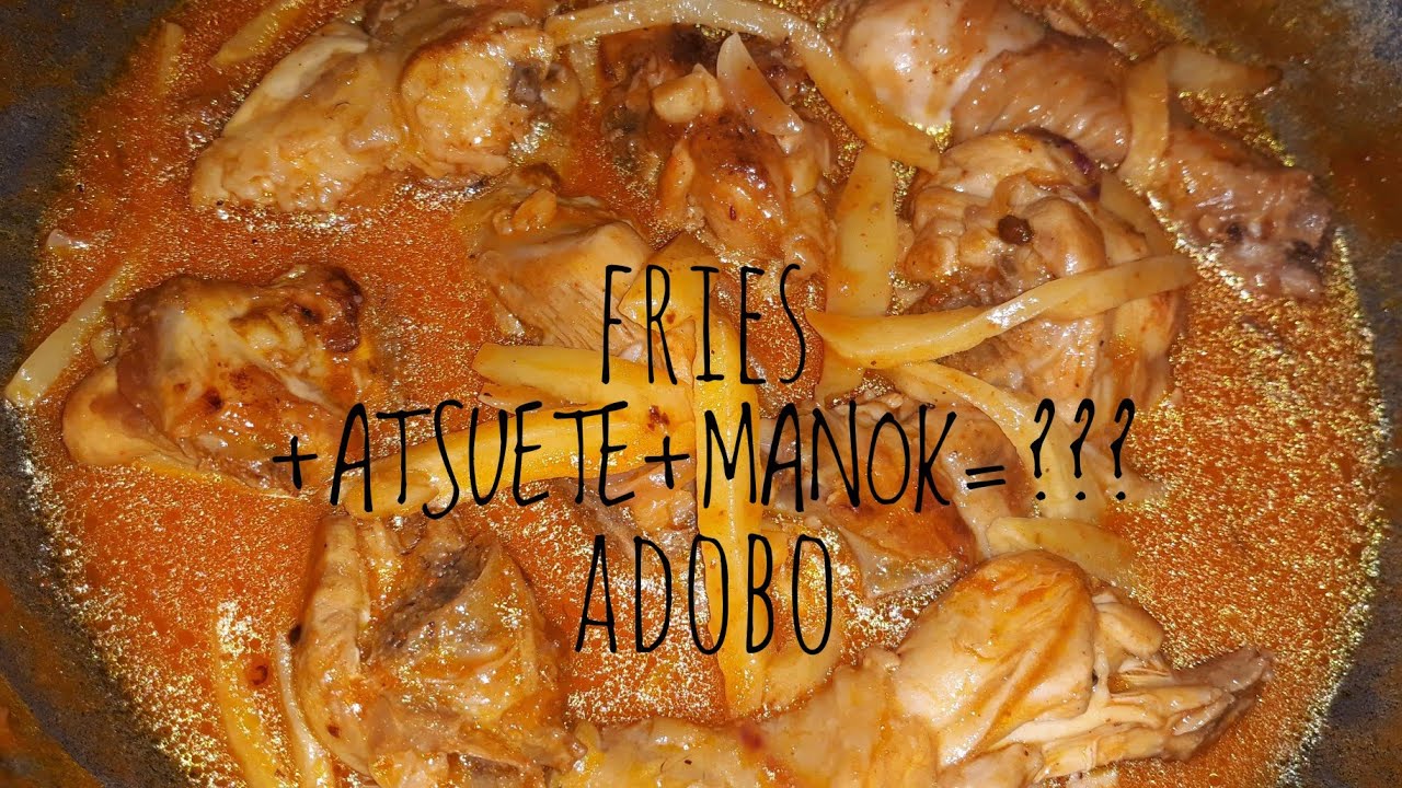 QUICK /EASY CHICKEN ADOBO SA ATSUETE - YouTube