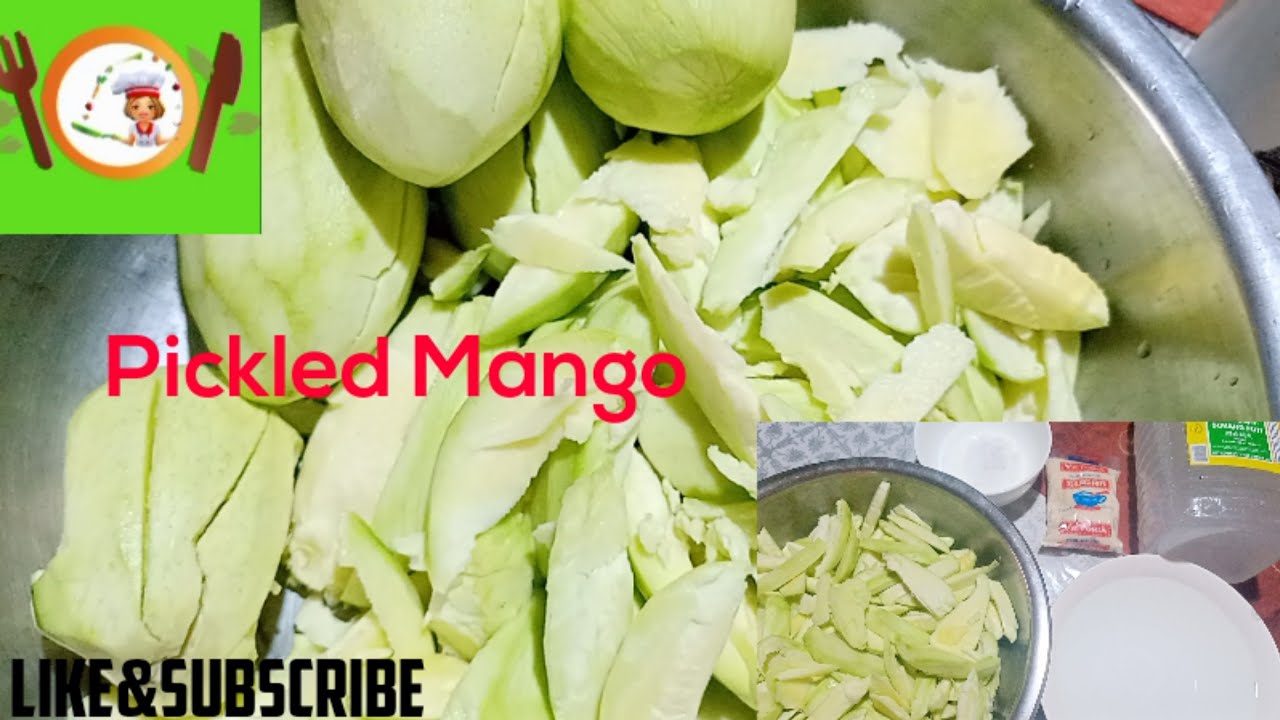 How to make Pickled Mangoes | Cooking with Gemz - YouTube