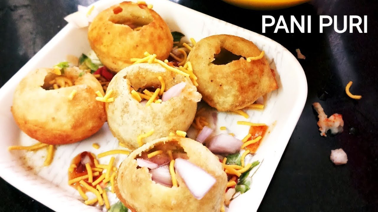 PANI PURI Recipe | street style pani puri making at home #panipuri # ...
