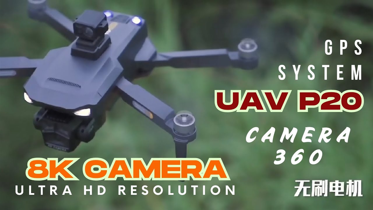 Drone Super Keren Gila - UAV P20 Dual 4K Ultra HD Cammera RC Flight ...