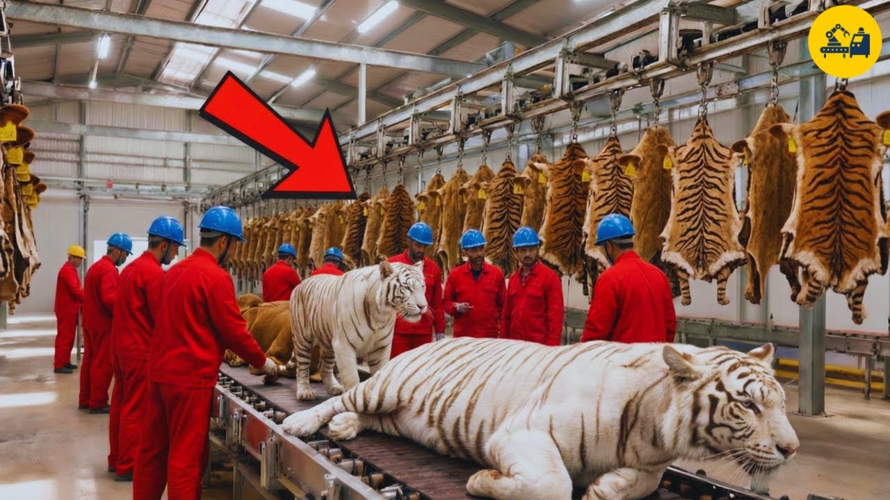 Inside the Albino Tiger Skin Factory Mordem. From Tiger Skin to High ...