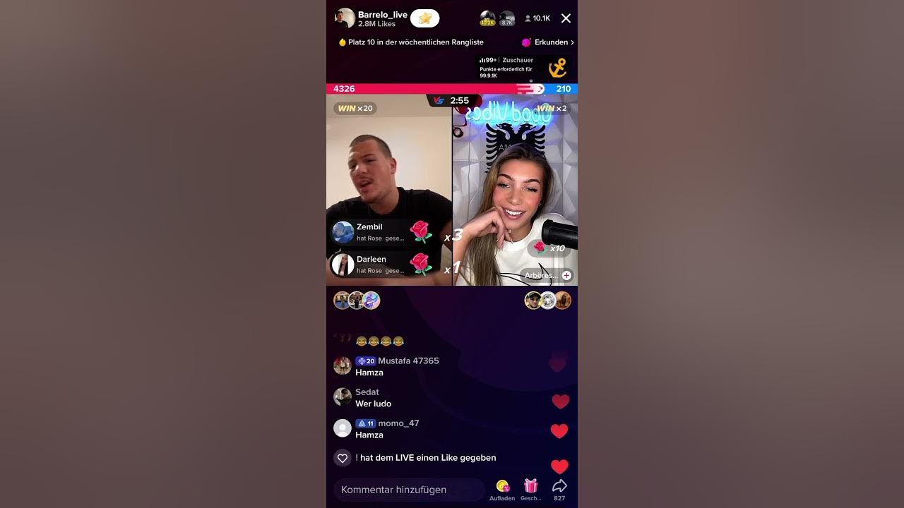 Barello TikTok Live Unterhaltung ️ - YouTube