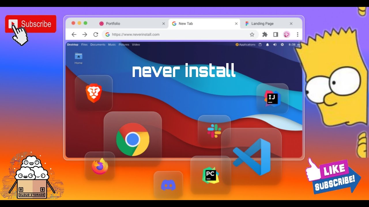 NeverInstall Cloud Operating System ! #neverinstall#cloudComputing# ...