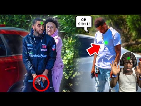 Pointing Green Beams At Thugs In The Hood Prank (GONE VERY WRONG) - YouTube