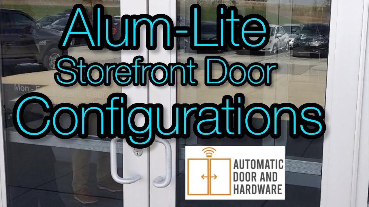 Exploring Alum-Lite Series: Single Door & Frame Configuration for ...