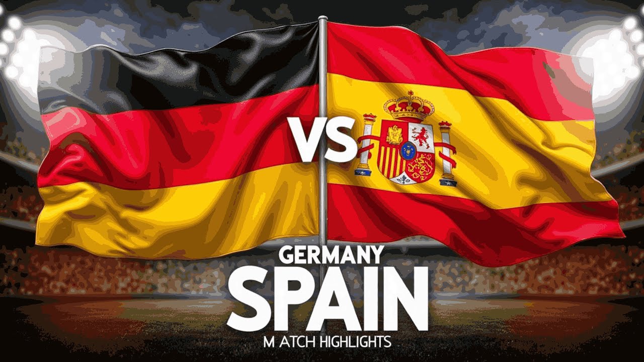 Germany vs Spain 3-0 | Football Highlights | Spain's Dominant Victory ...