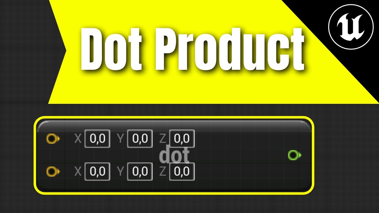 Dot Product - Jak działa? (Unreal Engine 5) Blueprints - YouTube