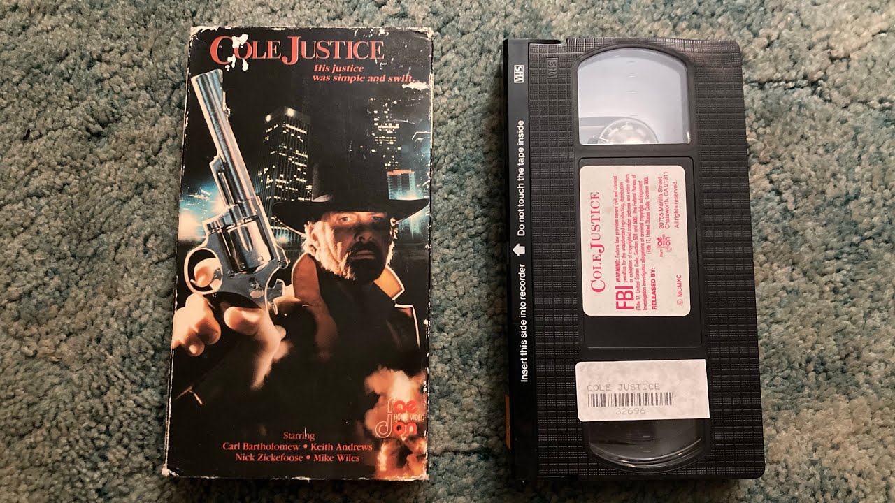 Opening To Cole Justice 1989 VHS - YouTube