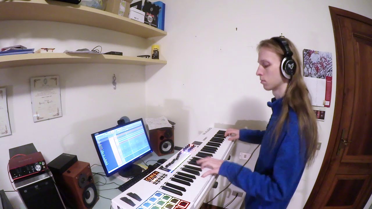 Space Synth Live on Keyboard! Rapture (Zoohans) {SPACE SYNTH / DANCE ...