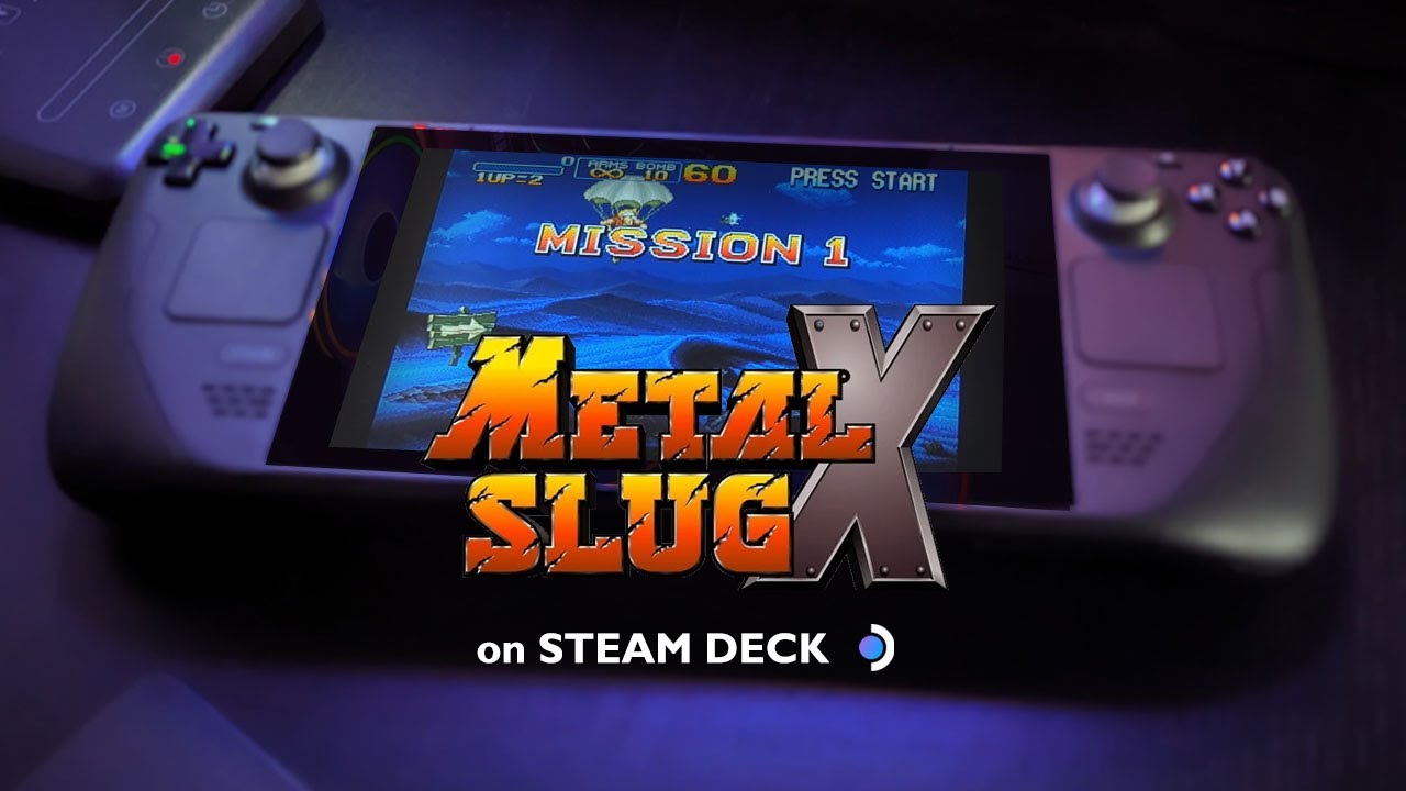 Metal Slug X run and gun arcade game | Steam Deck Gameplay | MAME ...