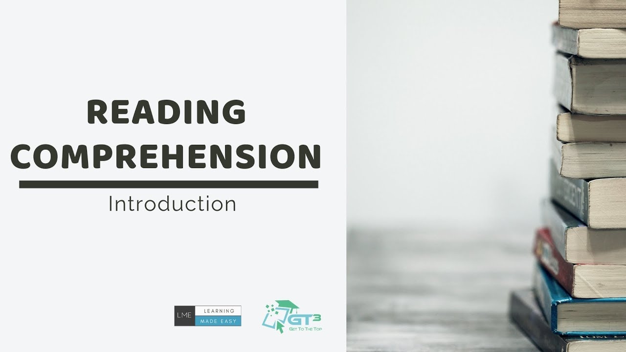 Reading Comprehension - Introduction (Part 1) - English Language|Verbal ...