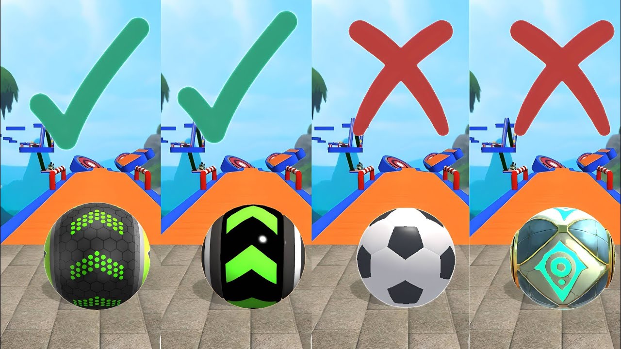 🏀 Going Balls VS Temple Rolling Balls VS Action Ball Games New Race 42 ...