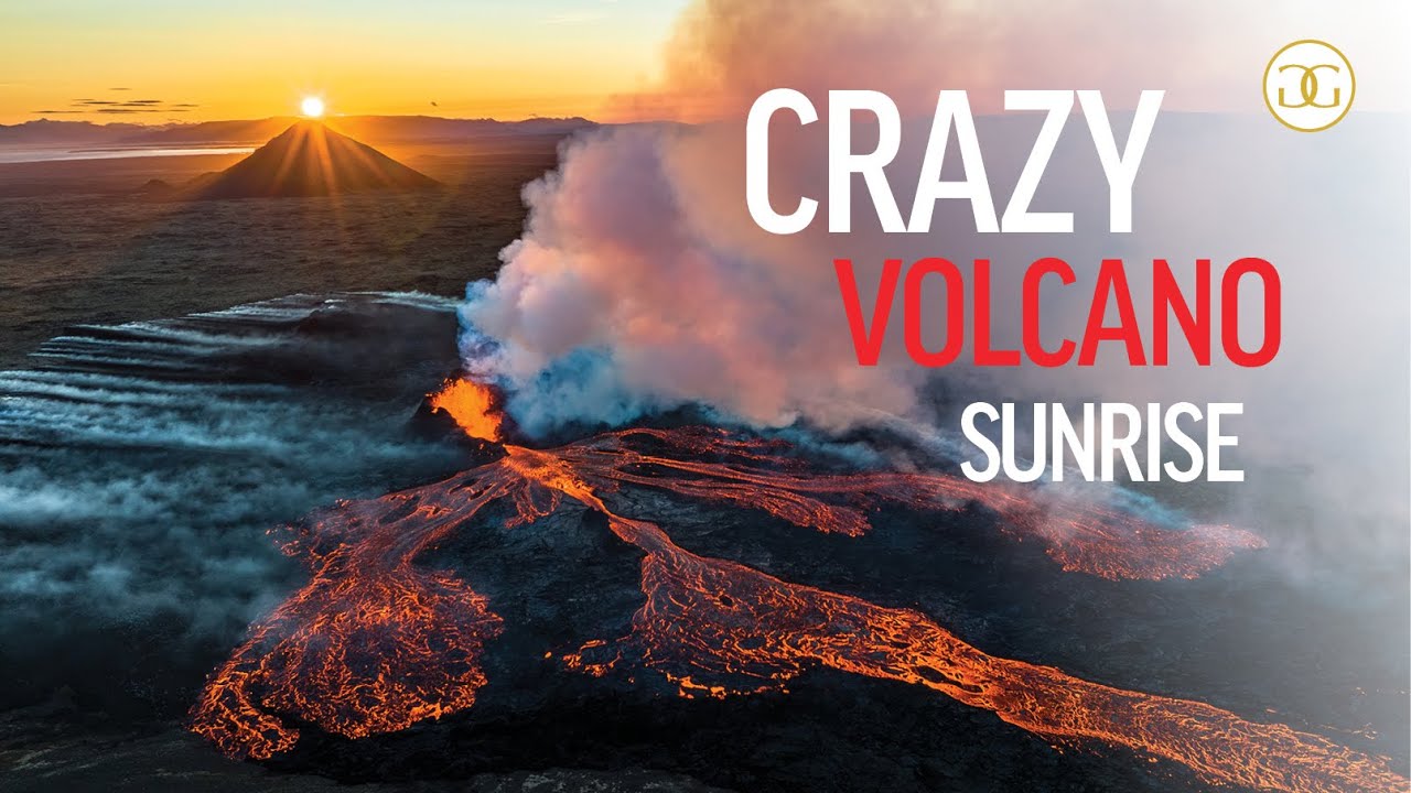 AMAZING FOOTAGE OF THE VOLCANIC ERUPTION - Photographing the 2023 ...