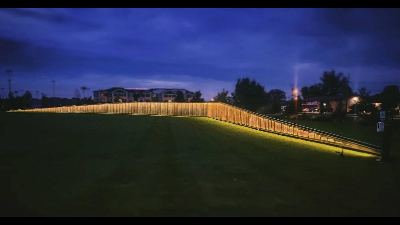 The Wall That Heals Comes to Brighton - YouTube