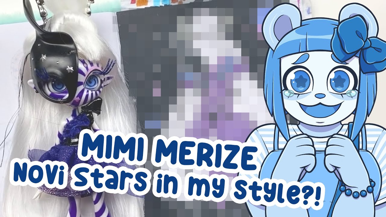 ★Drawing MIMI MERIZE ★ Novi Stars in my art style - YouTube