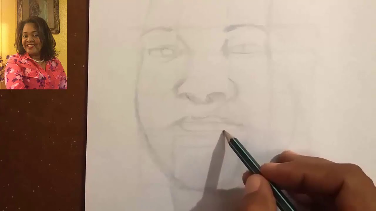 Drawing of my sister 1-Dibujo de mi hermana Anny - Parte 1. - YouTube