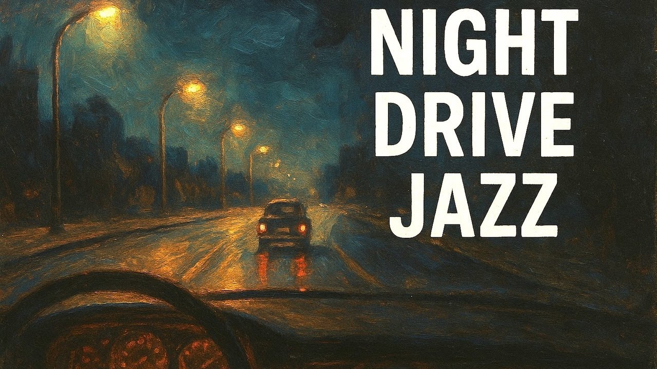 1 Hour Night Drive Jazz | Smooth Jazz Piano & Sax for Late Night Car ...