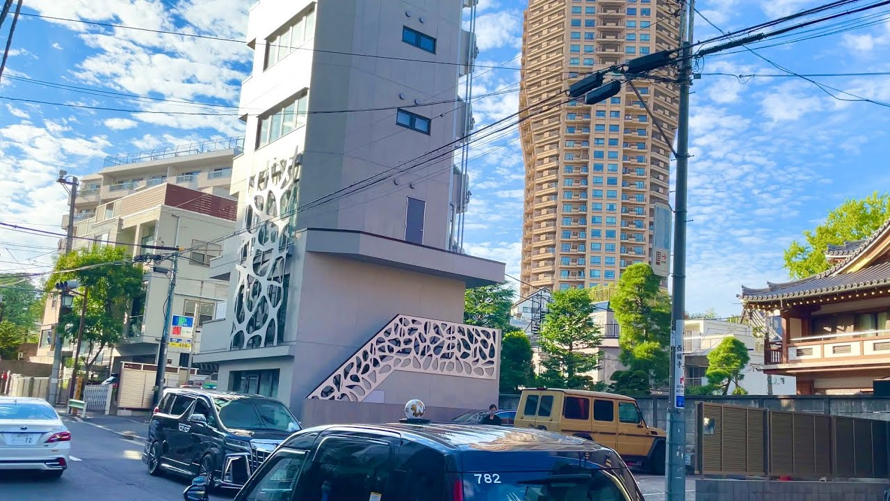 【4K】Azabu of Minato-ku walking / The most rich housing area in Tokyo ...