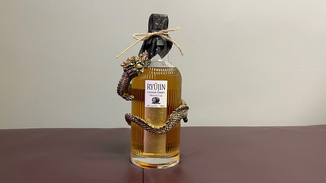 Ryujin Japanese whiskey first review ever - YouTube