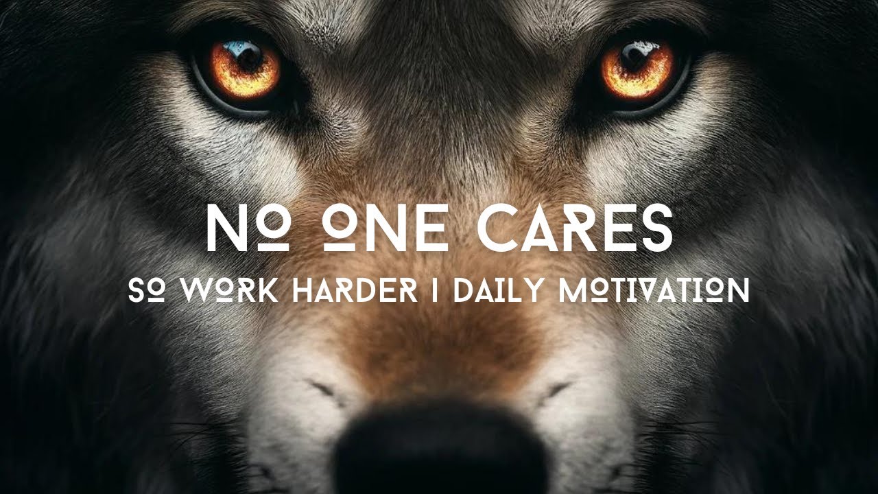 No One Cares, So Work Harder | Motivation - YouTube