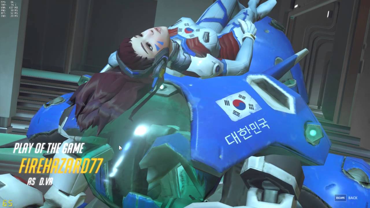 Overwatch 09 23 2016 Dva-Ult TeamKill PotG - YouTube